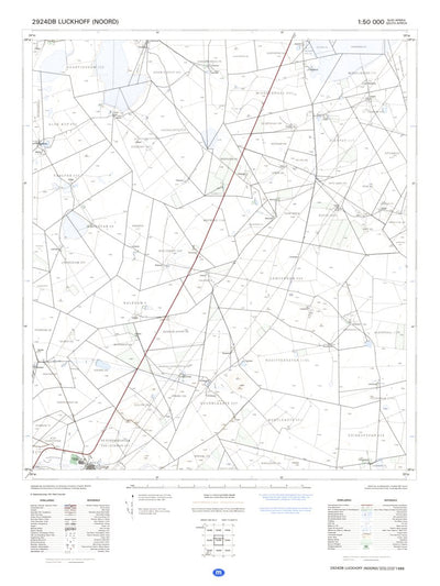 2924DB LUCKHOFF (NORTH) Map by Chief Directorate: National Geo-spatial ...