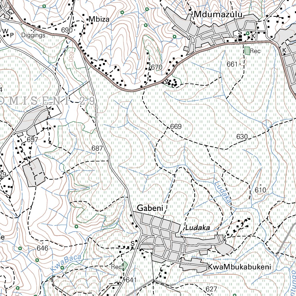 3129CA LIBODE Map by Chief Directorate: National Geo-spatial ...