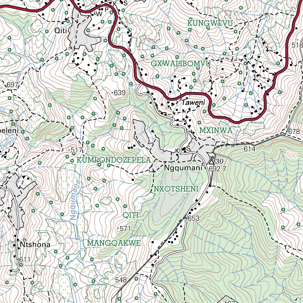 3129CA LIBODE Map by Chief Directorate: National Geo-spatial ...
