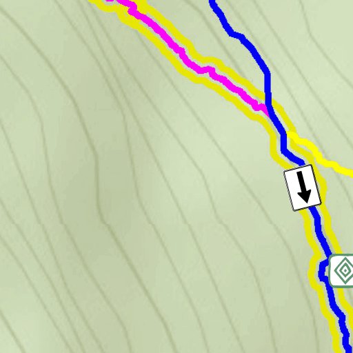 Maple Mountain Blue/Pink Summit - Heavy-J Map by HeavyJ Maps | Avenza Maps