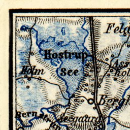 Flensburg and environs Map, 1887 by Waldin | Avenza Maps