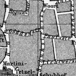 Halberstadt city Map, 1887 by Waldin | Avenza Maps