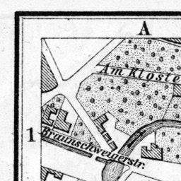Halberstadt city Map, 1887 by Waldin | Avenza Maps