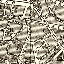 Hannover city Map, 1887 by Waldin | Avenza Maps