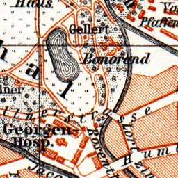 Leipzig city Map, 1887 by Waldin | Avenza Maps