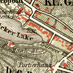 Potsdam and environs Map, 1902 by Waldin | Avenza Maps