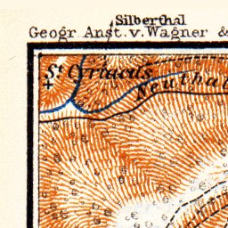 Neustadt am Hardt and environs Map, 1905 by Waldin | Avenza Maps