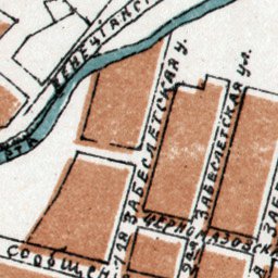 Sukhum (Сухумъ, Аҟәа, სოხუმი, Sukhumi) city Map, 1914 by Waldin ...