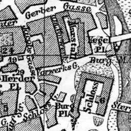 Weimar city Map, 1887 by Waldin | Avenza Maps