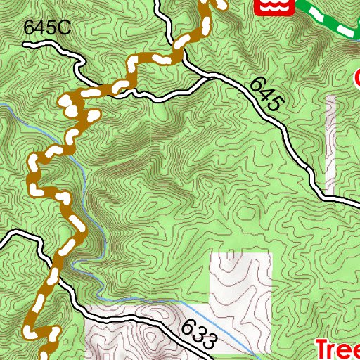 Talladega Cheaha Wilderness Area Map by US Forest Service R8 | Avenza Maps