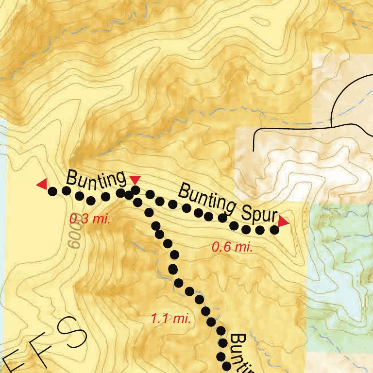 BLM Utah Kanab Community Non-Motorized Trails Map by Bureau of Land ...