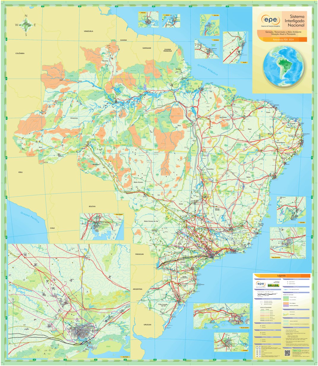 Sistema Interligado Nacional – Referência PDE 2024 Map by Tematica ...