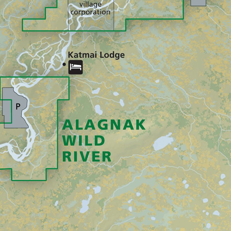 Alagnak Wild River Map by US National Park Service | Avenza Maps
