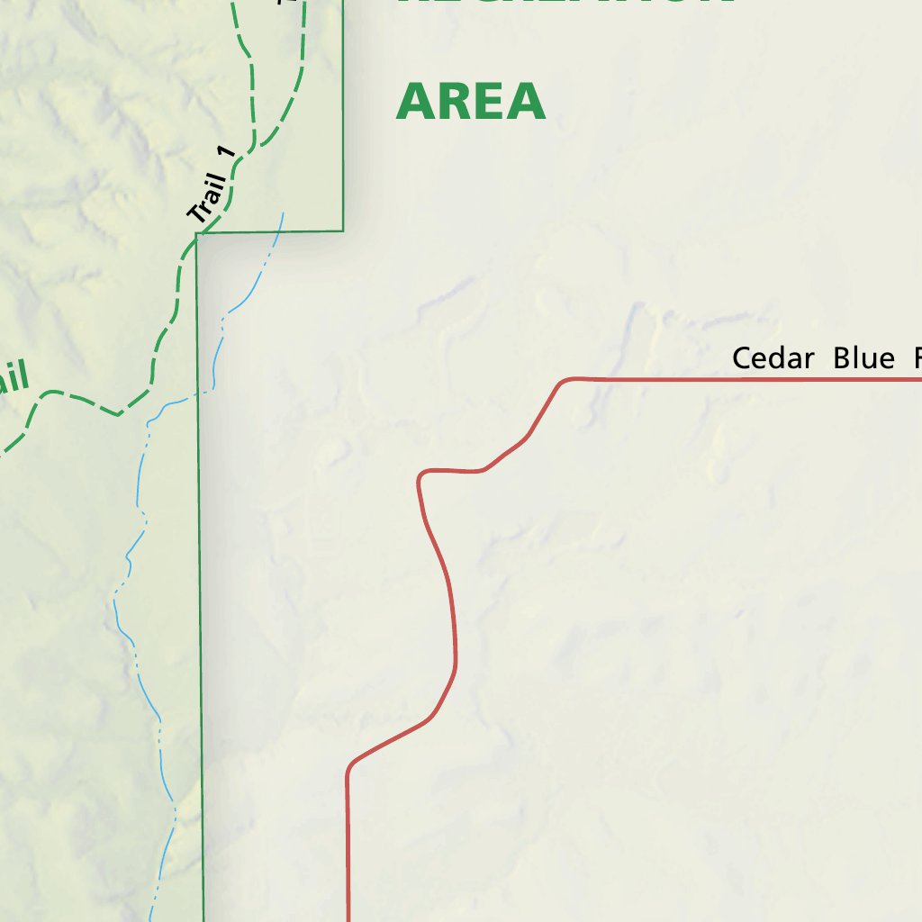 Chickasaw National Recreation Area Map by US National Park Service ...