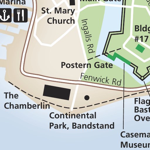 Fort Monroe National Monument Map by US National Park Service | Avenza Maps