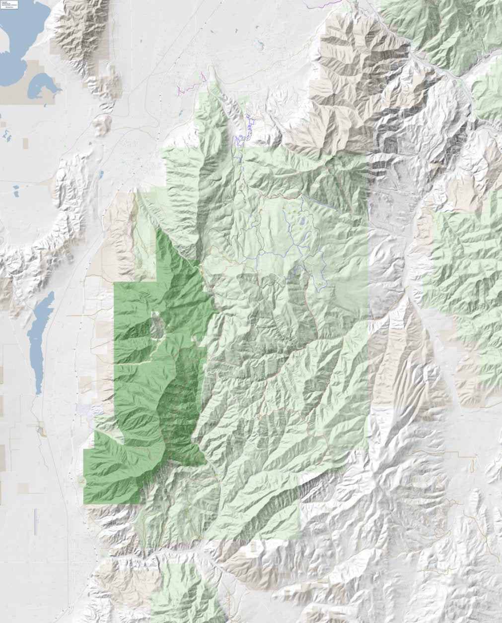 Mount Nebo - Payson Canyon Map by Orbital View, Inc. | Avenza Maps
