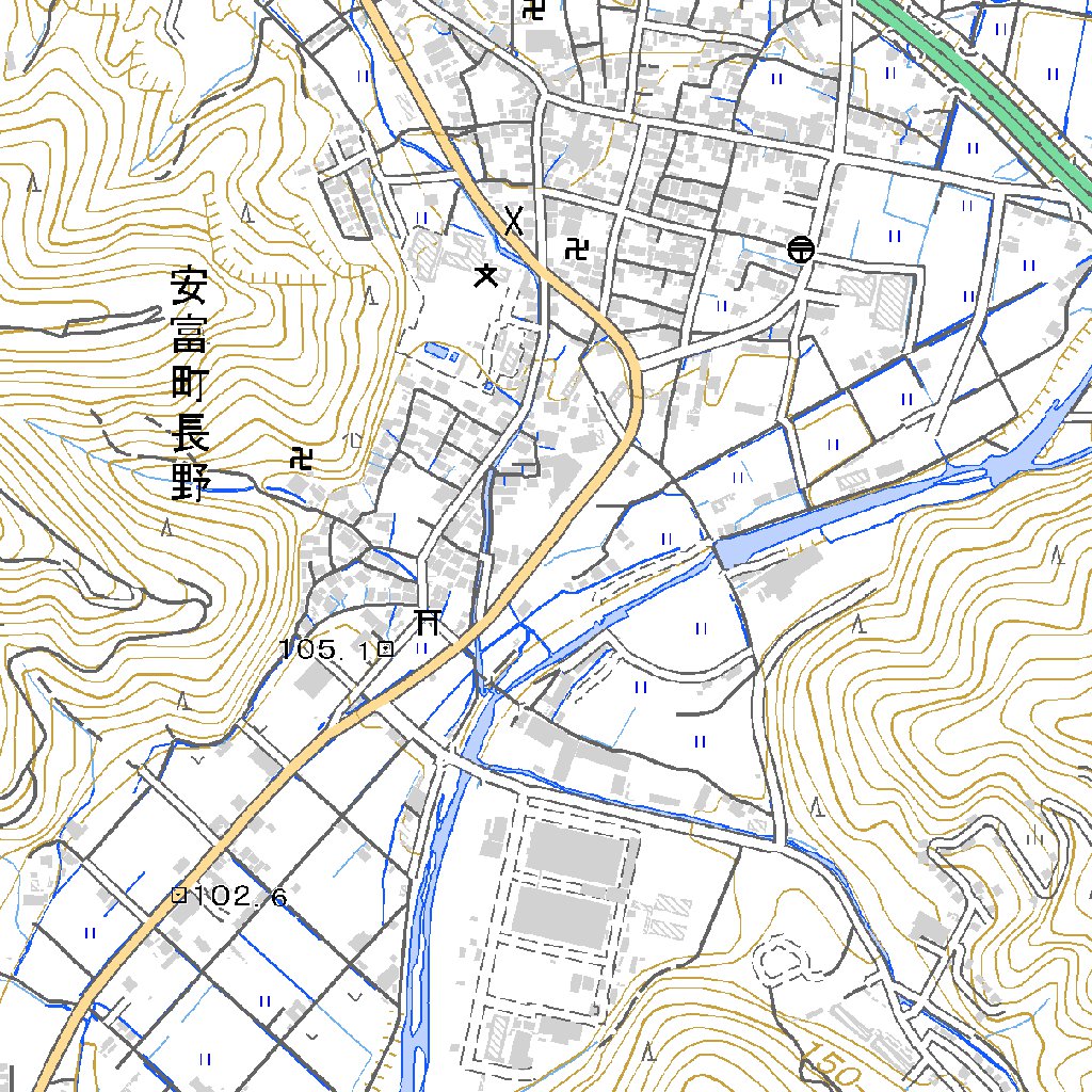 523434 安志（あんじ Anji）, 地形図 Map by Pacific Spatial Solutions, Inc ...