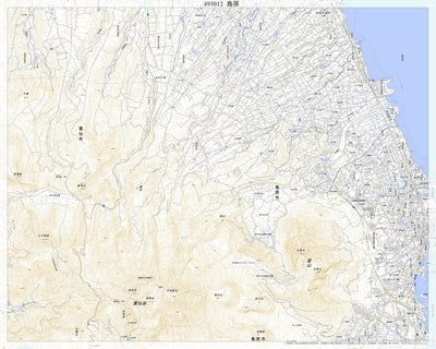 493012 島原（しまばら Shimabara）, 地形図 Map by Pacific Spatial Solutions, Inc ...