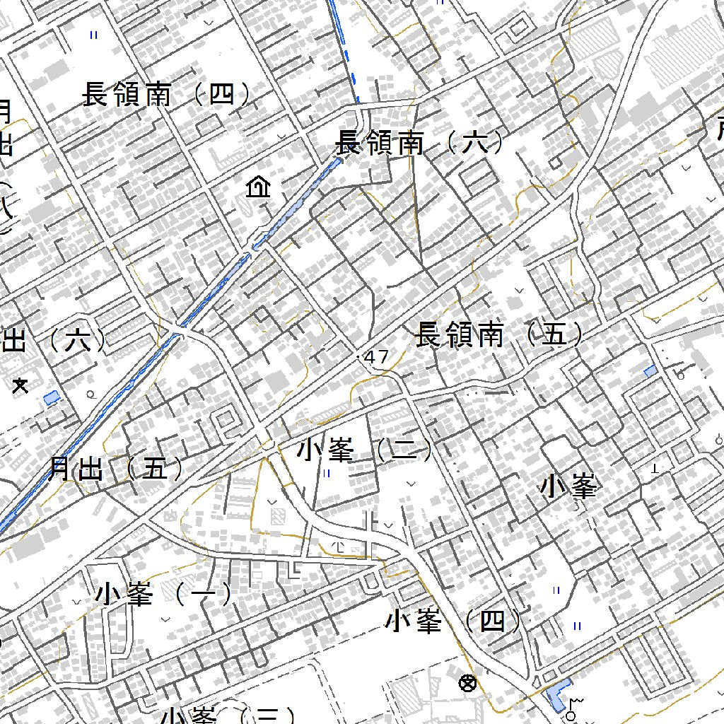 493016 健軍（けんぐん Kengun）, 地形図 Map by Pacific Spatial Solutions, Inc ...