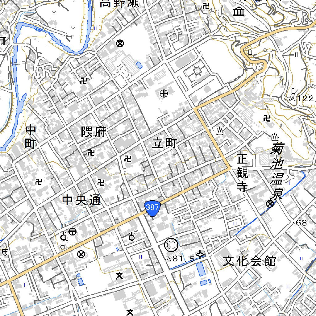 493036 菊池（きくち Kikuchi）, 地形図 Map by Pacific Spatial Solutions, Inc ...