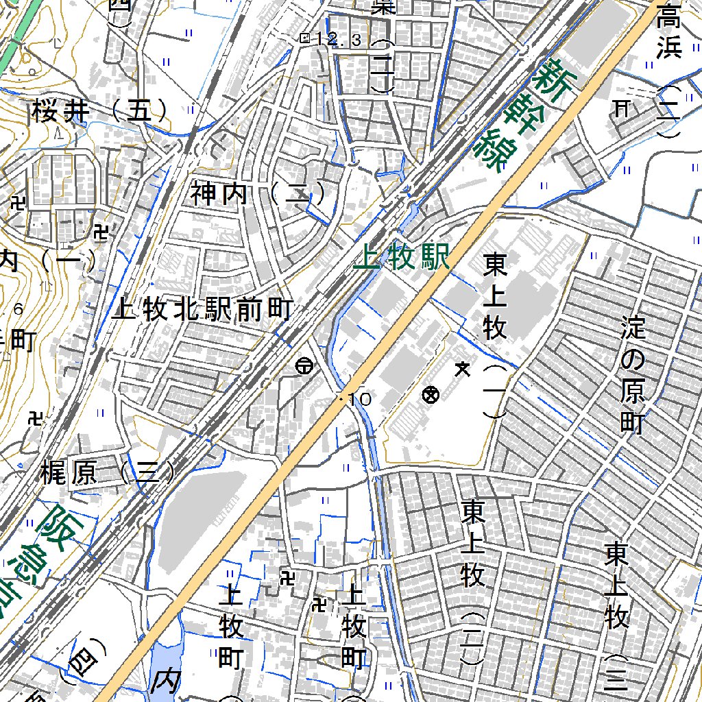 523525 淀（よど Yodo）, 地形図 Map by Pacific Spatial Solutions, Inc. | Avenza Maps
