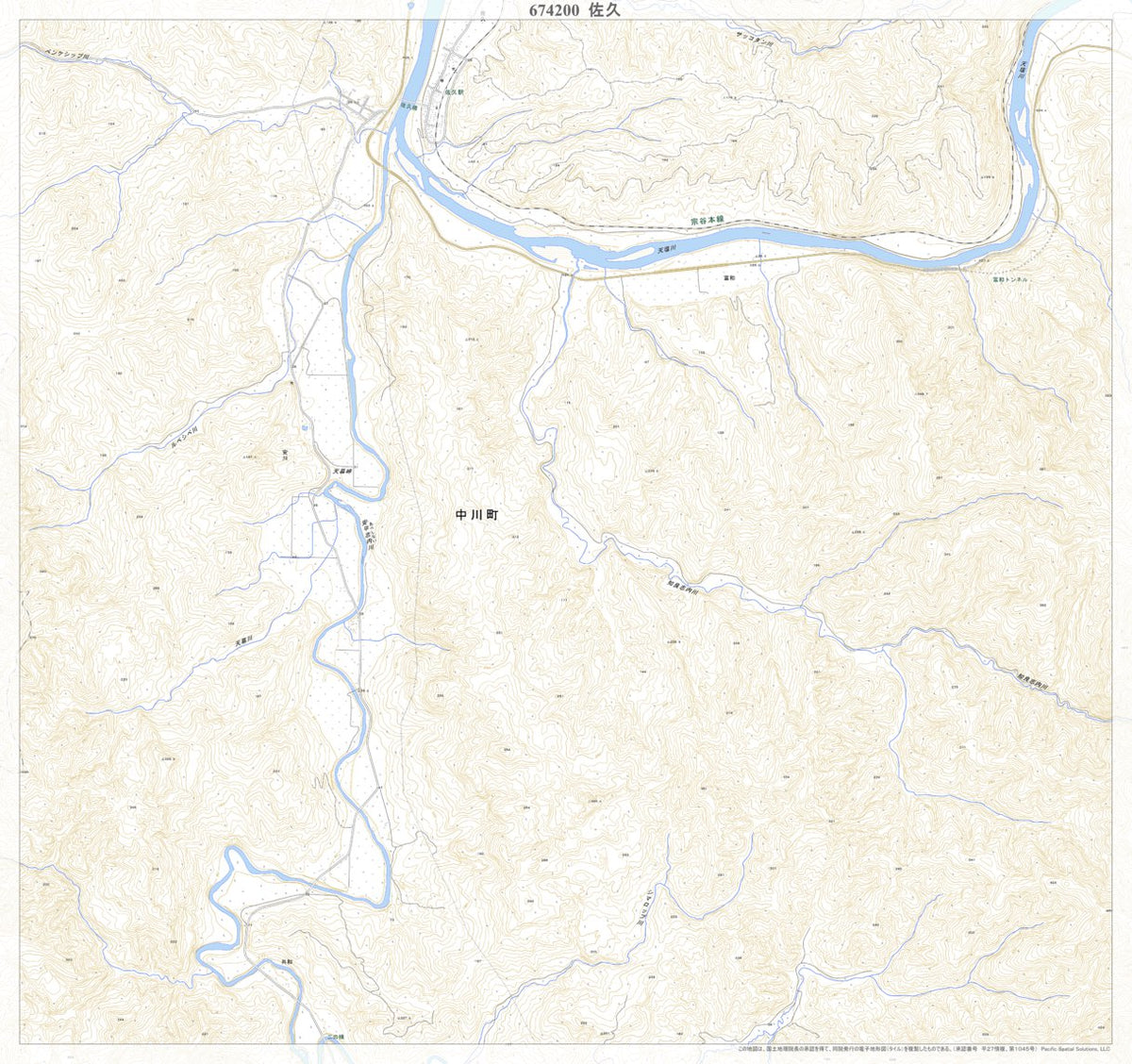 674200 佐久（さく Saku）, 地形図 Map by Pacific Spatial Solutions, Inc. | Avenza ...
