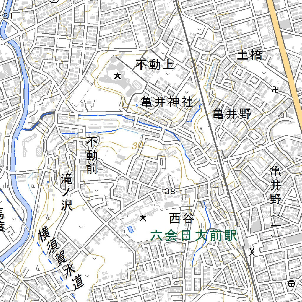 533903 藤沢（ふじさわ Fujisawa）, 地形図 Map by Pacific Spatial Solutions, Inc ...