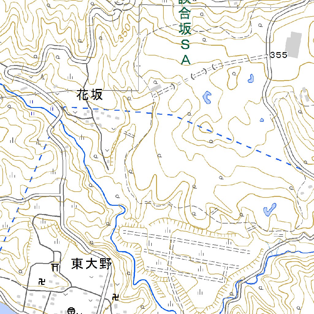 533930 上野原（うえのはら Uenohara）, 地形図 Map by Pacific Spatial Solutions, Inc ...