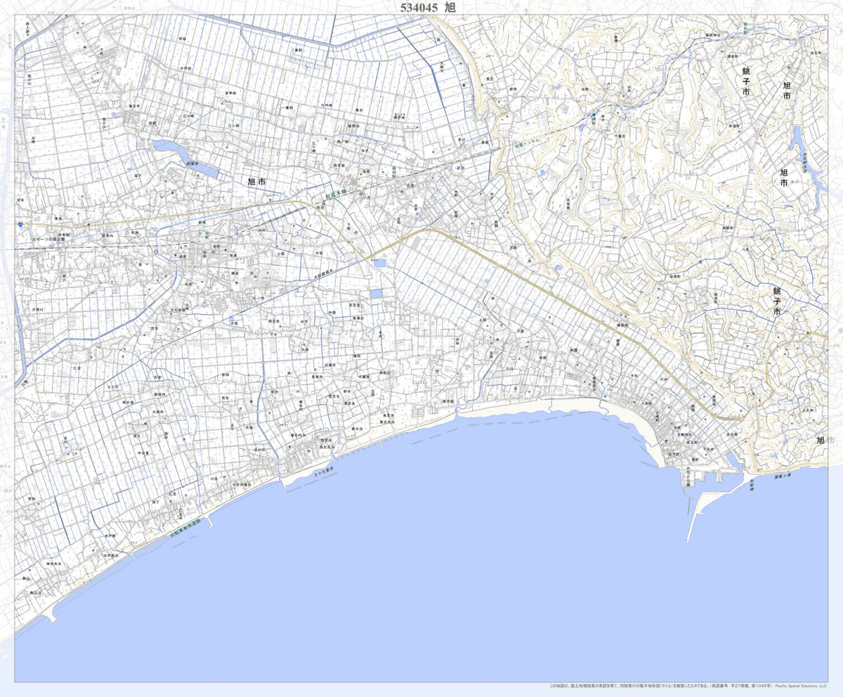 534045 旭（あさひ Asahi）, 地形図 Map by Pacific Spatial Solutions, Inc ...