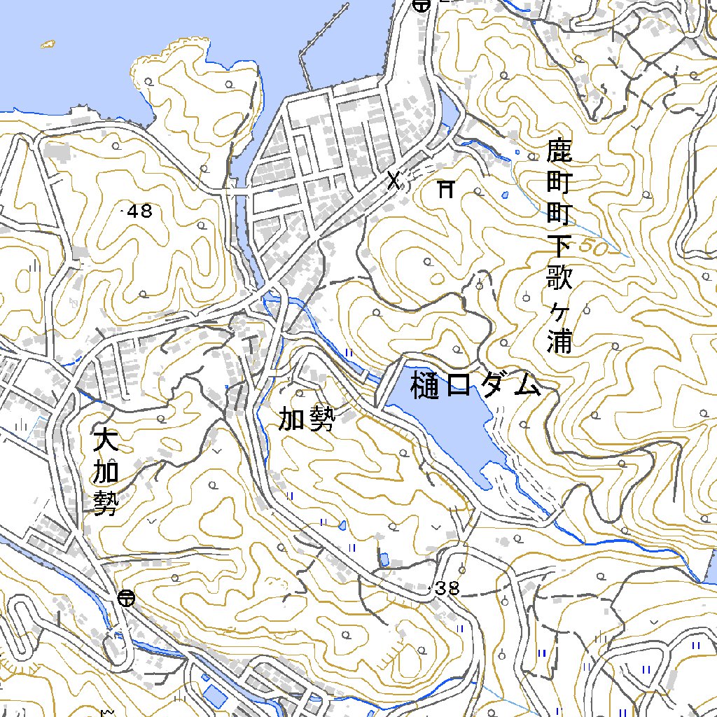492974 肥前川内（ひぜんかわち Hizenkawachi）, 地形図 Map by Pacific Spatial Solutions ...