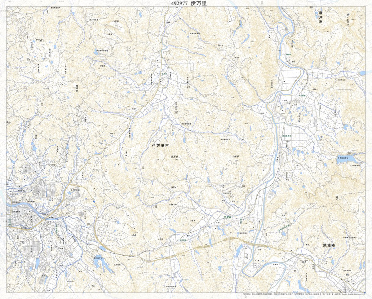 492977 伊万里（いまり Imari）, 地形図 Map by Pacific Spatial Solutions, Inc ...