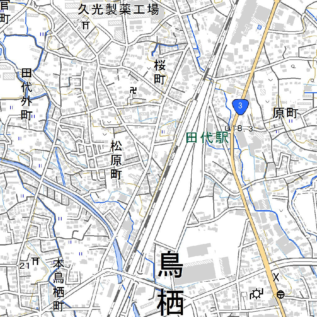 503004 鳥栖（とす Tosu）, 地形図 Map by Pacific Spatial Solutions, Inc. | Avenza ...