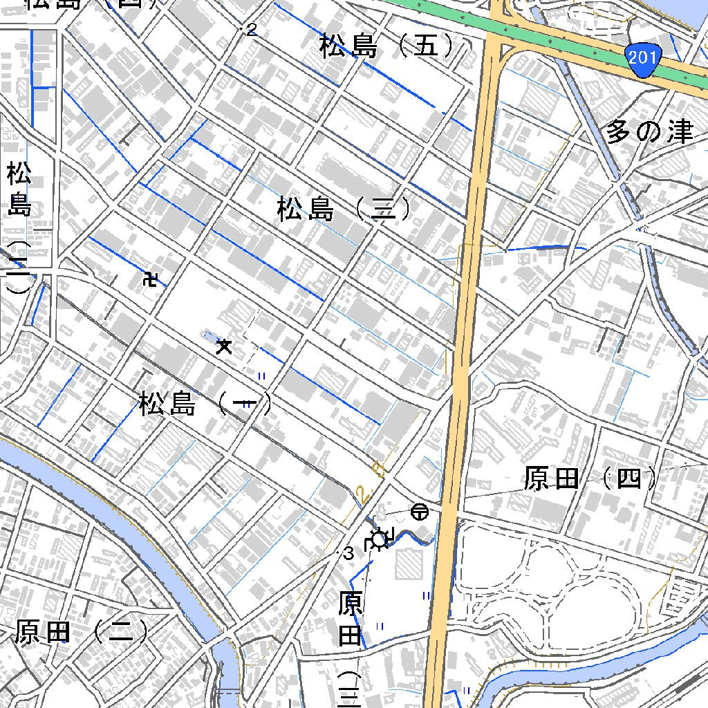 503033 福岡（ふくおか Fukuoka）, 地形図 Map by Pacific Spatial Solutions, Inc ...
