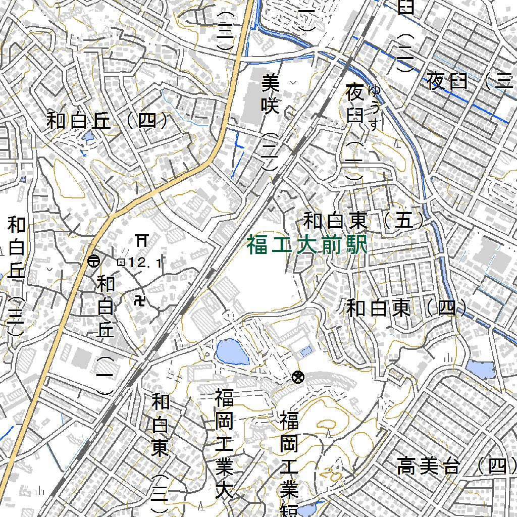 503043 古賀（こが Koga）, 地形図 Map by Pacific Spatial Solutions, Inc. | Avenza ...