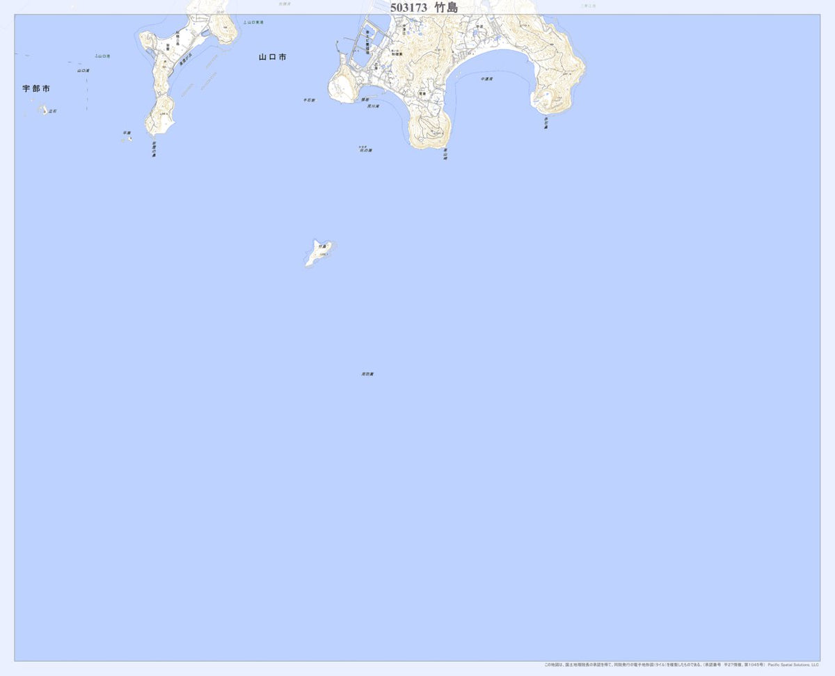 503173 竹島（たけしま Takeshima）, 地形図 Map by Pacific Spatial Solutions, Inc ...