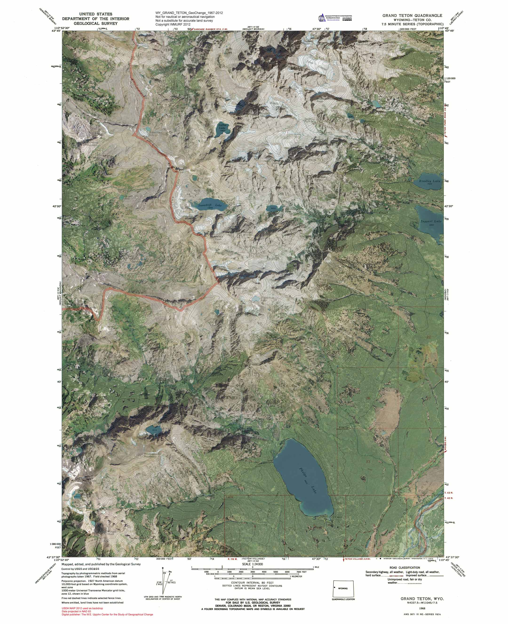 Grand Teton National Park (Bundle) Map by Western Michigan University ...