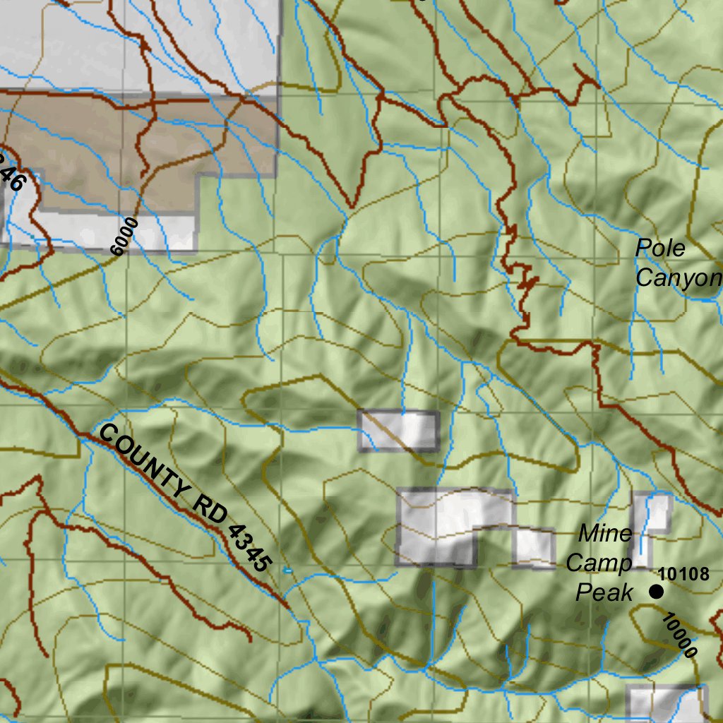 Fillmore, Pahvant Utah Elk Hunting Unit Map with Land Ownership by ...