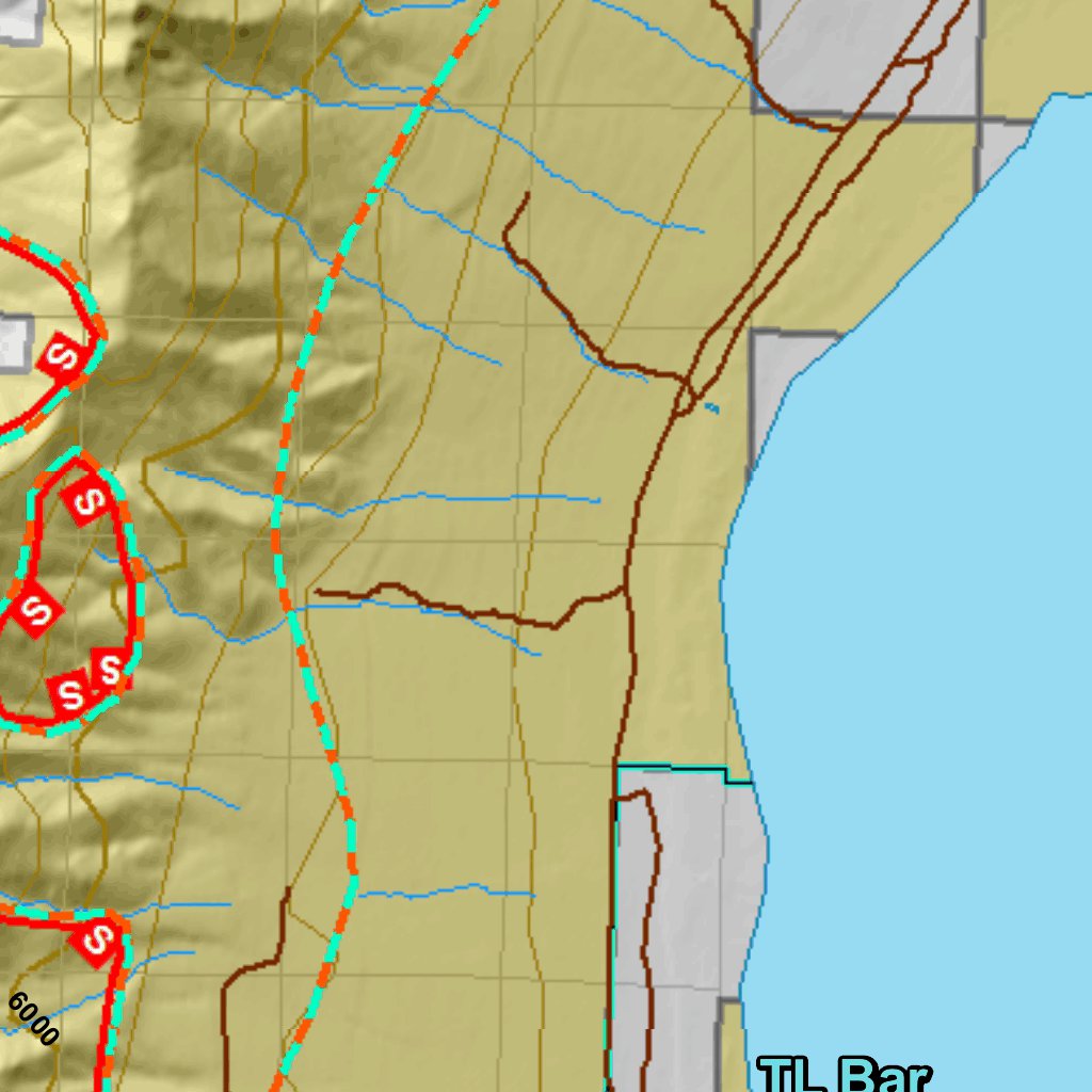 Box Elder, Pilot-Mtn Nevada Utah Elk Hunting Unit Map with Land ...