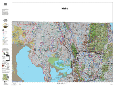 Box Elder NE Utah Mule Deer Hunting Unit Map with Land Ownership and ...