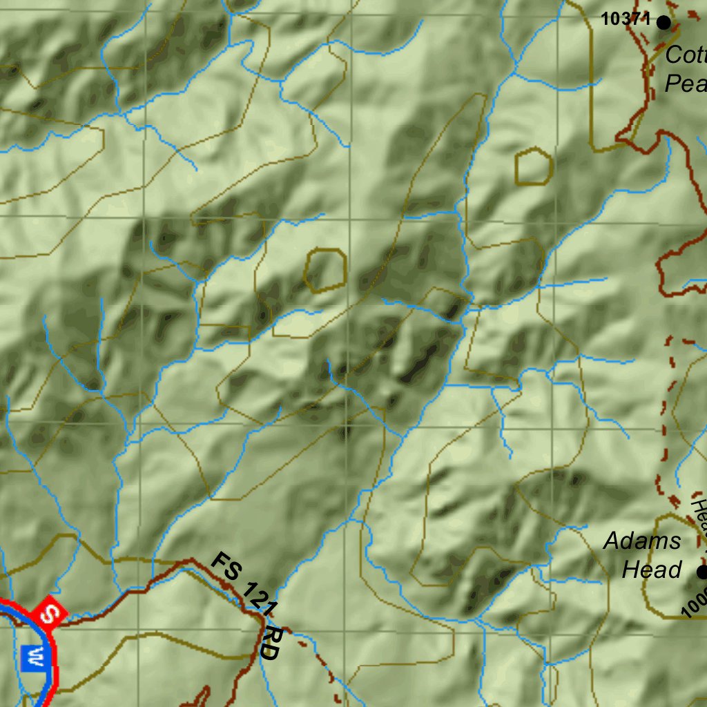 Mt Dutton Utah Mule Deer Hunting Unit Map with Land Ownership and ...