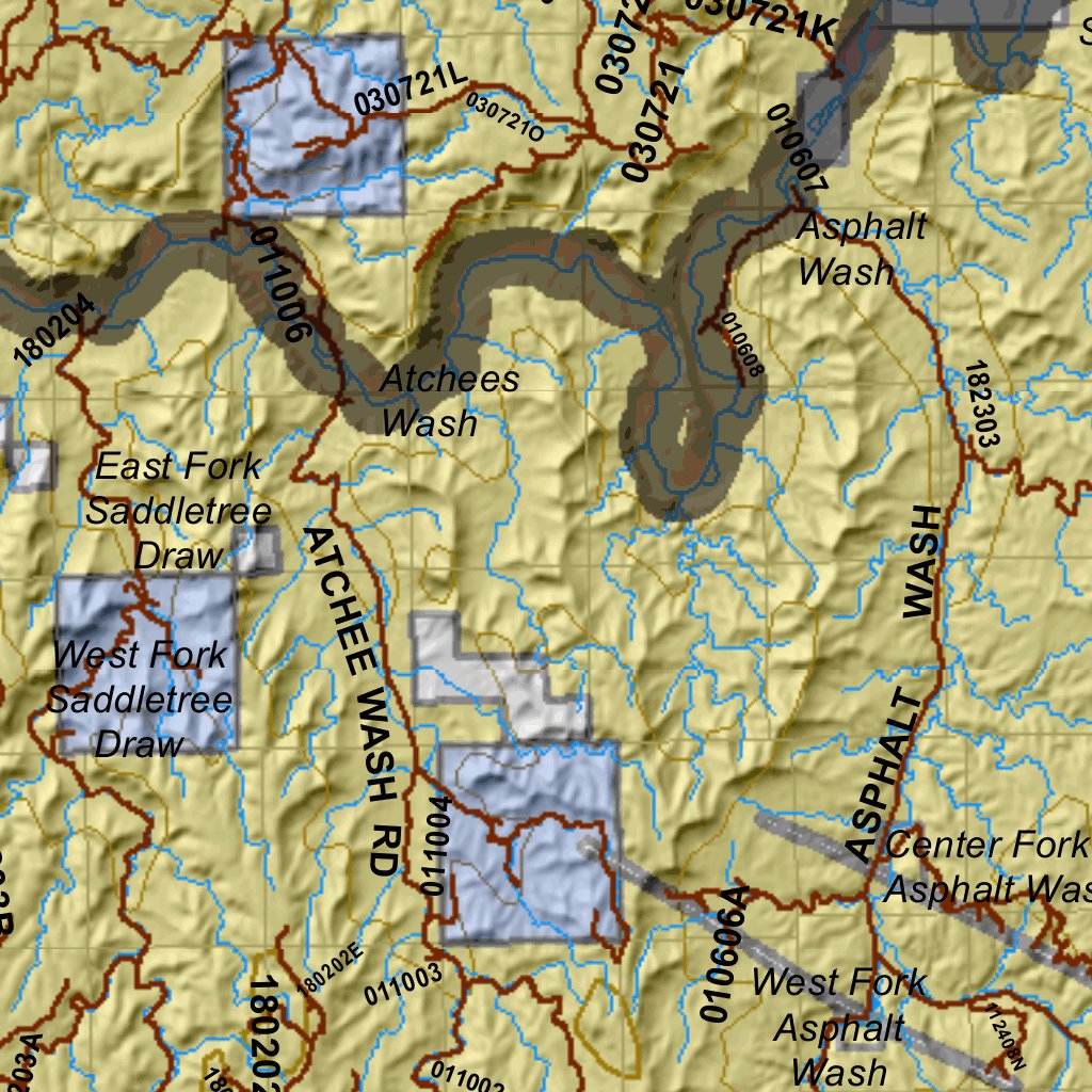 Book Cliffs NORTH Utah Mule Deer Hunting Unit Map with Land Ownership ...