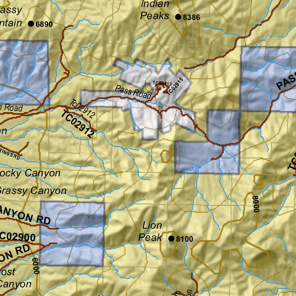 West Desert Vernon Utah Mule Deer Hunting Unit Map with Land Ownership by HuntData LLC | Avenza Maps