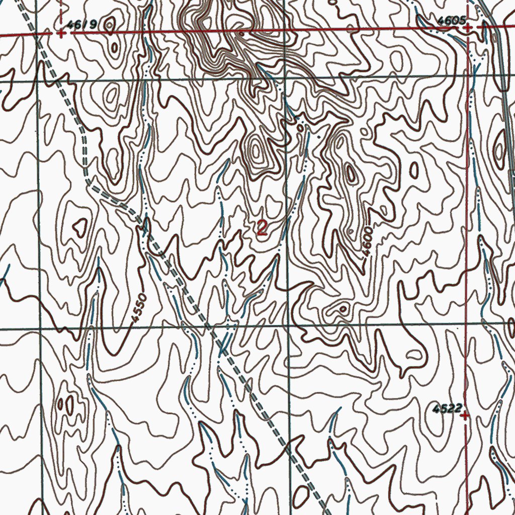 NM-MOUND SPRINGS: Authoritative US Topos 1982 Map by Western Michigan ...