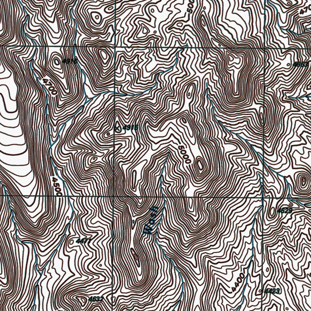 NV-YUCCA LAKE: Authoritative US Topos 1983 Map by Western Michigan ...