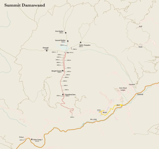 damawand Map by Blokplan | Avenza Maps
