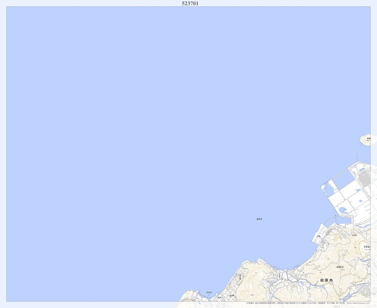 523701 豊橋 （とよはし Toyohashi）, 地形図 Map by Pacific Spatial Solutions, Inc ...
