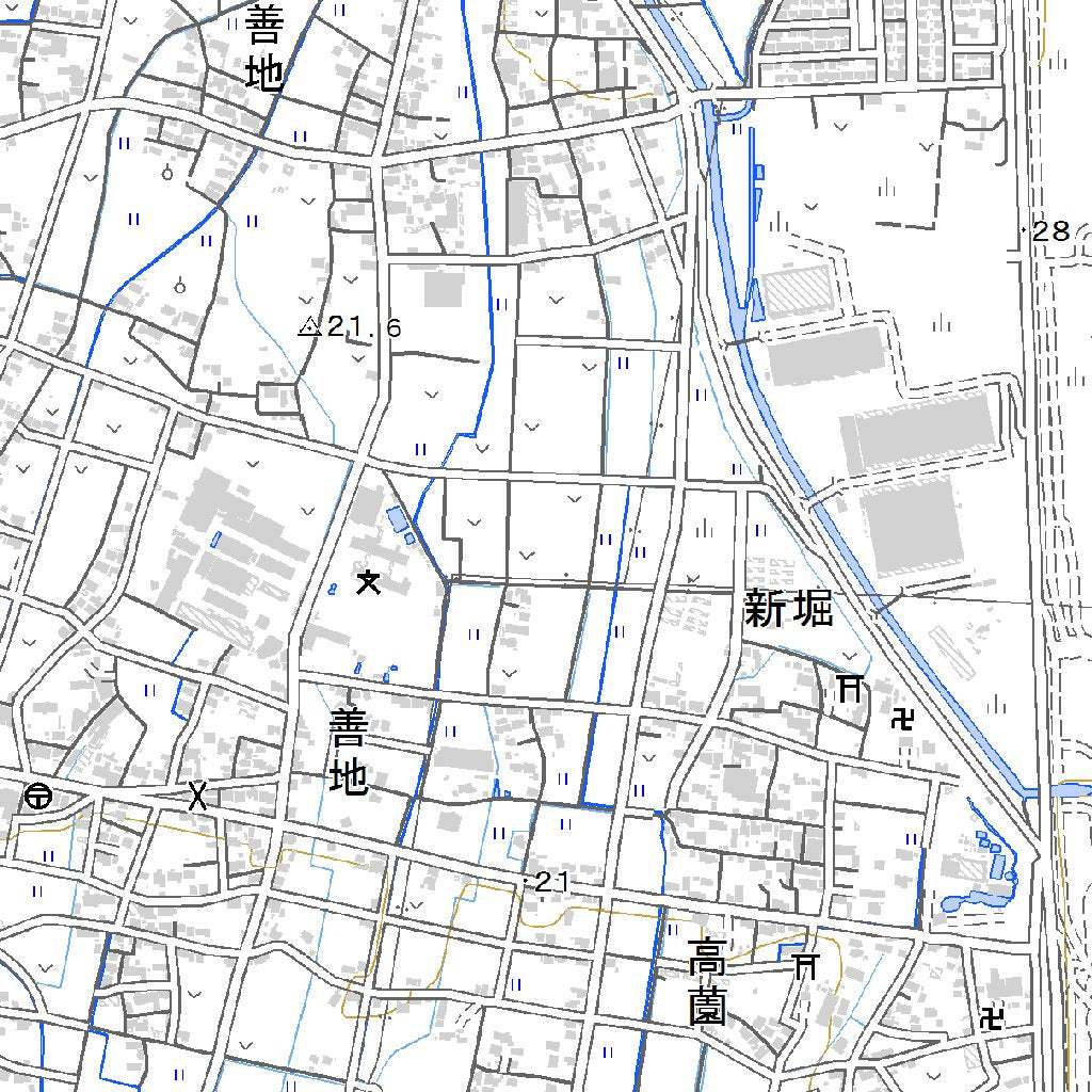 523716 笠井 （かさい Kasai）, 地形図 Map by Pacific Spatial Solutions, Inc ...