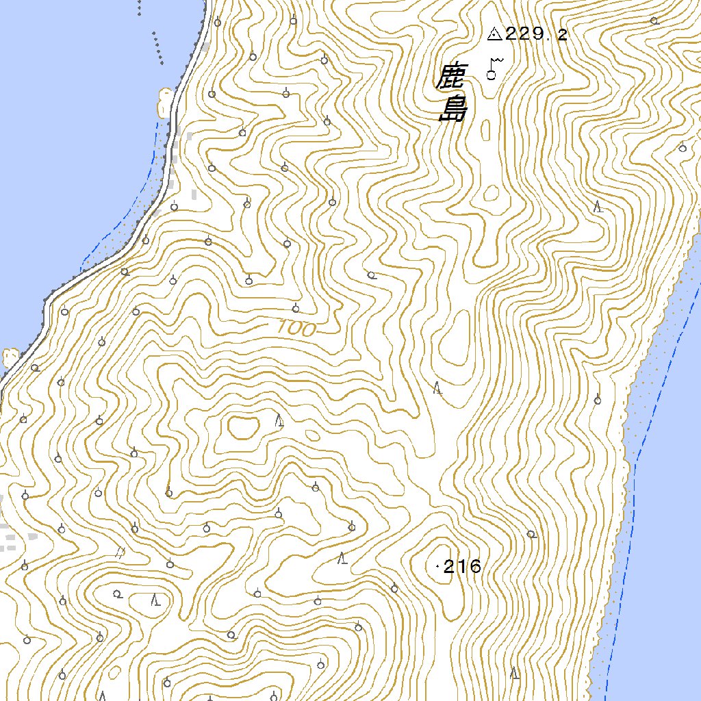 513204 鹿老渡 （かろうと Karoto）, 地形図 Map by Pacific Spatial Solutions, Inc ...