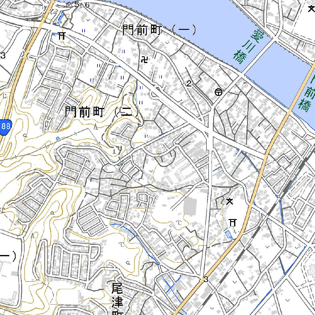 513211 岩国 （いわくに Iwakuni）, 地形図 Map by Pacific Spatial Solutions, Inc ...