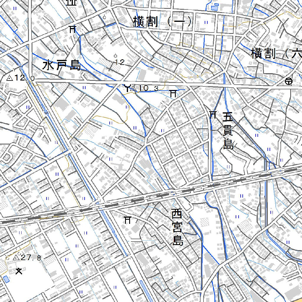 523855 吉原 （よしわら Yoshiwara）, 地形図 Map by Pacific Spatial Solutions, Inc ...